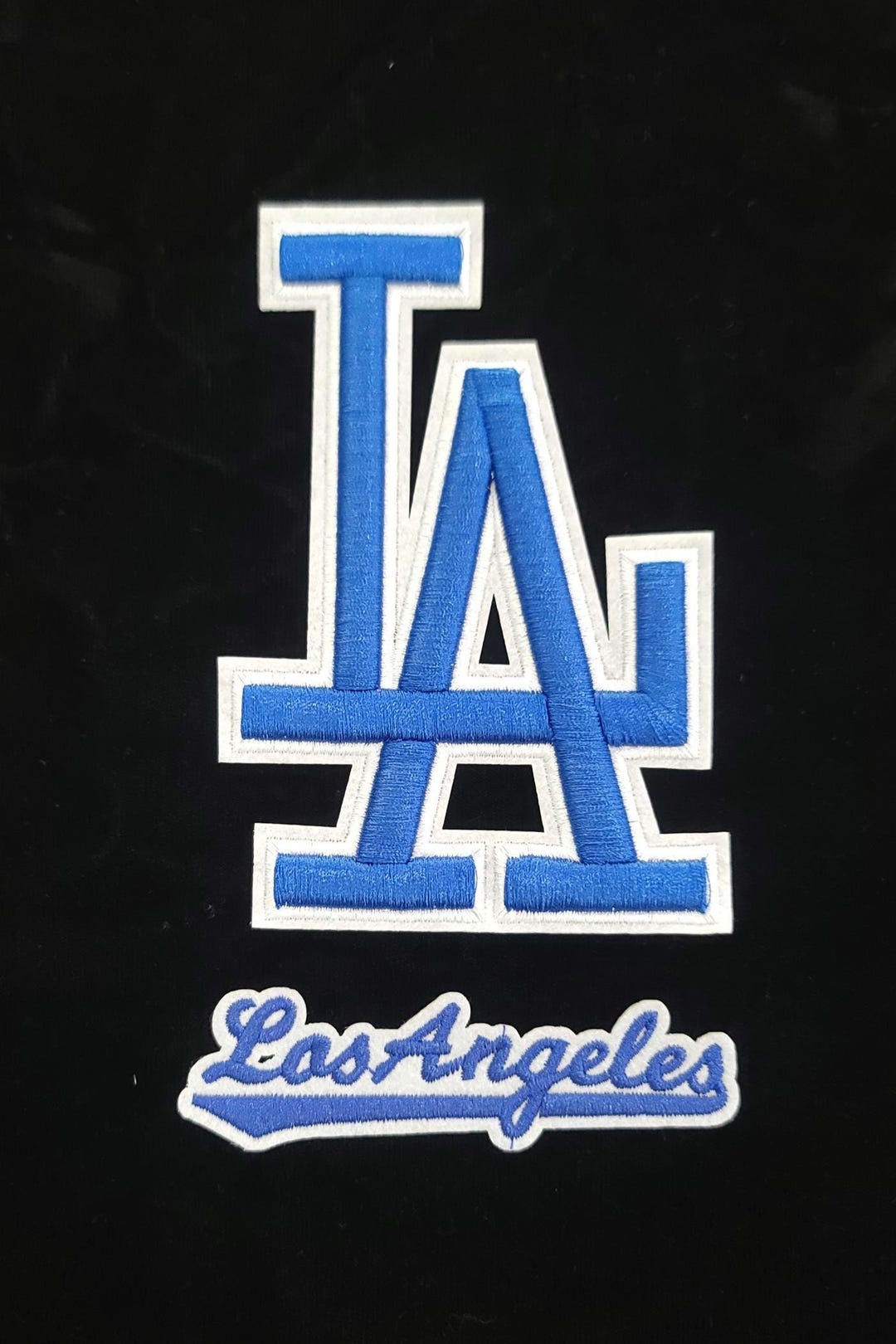LA Patch Set – 4x6 Inch Blue LA Patch + "los Angeles" Iron-on Patch ...
