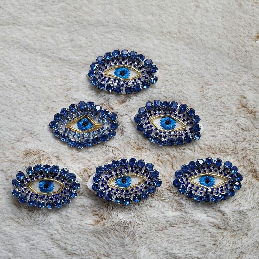 Evil Eye Crystal Rhinestone Patch - Etsy