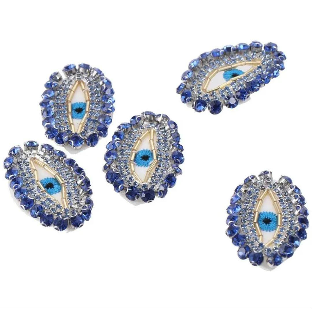 Evil Eye Crystal Rhinestone Patch - Etsy
