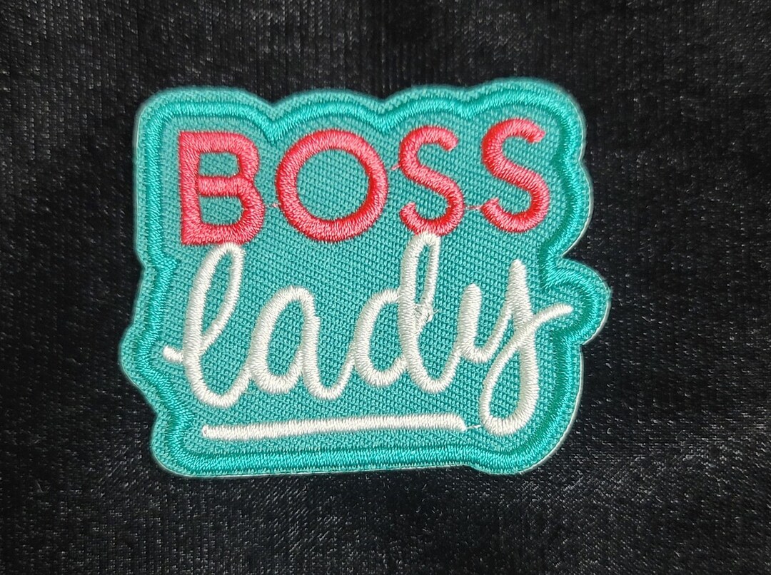 Boss Lady Iron on Patch - Etsy