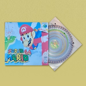 Super Mario 64 Nintendo N64 Soundtrack Zoetrope Vinyl Record - Etsy