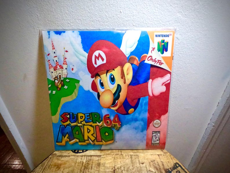 Super Mario 64 Nintendo N64 Soundtrack Vinyl Record - Etsy