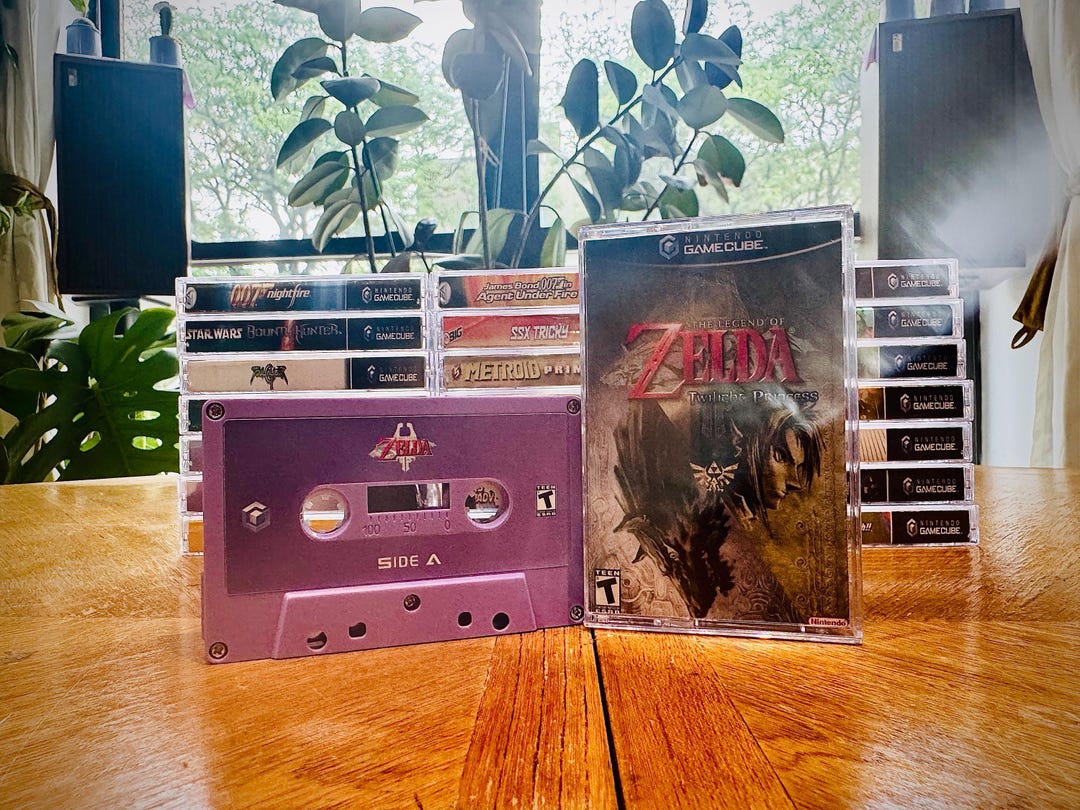 Zelda Twilight Princess Gamecube Soundtrack Cassette Tape - Etsy