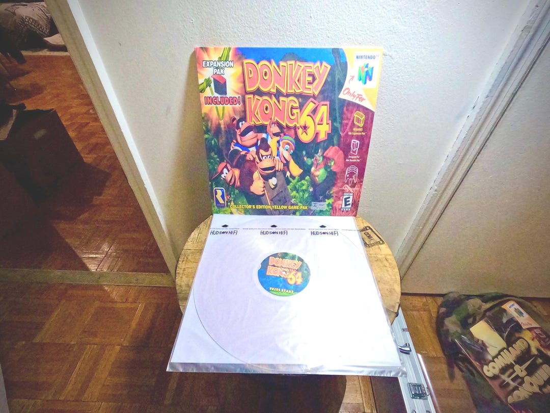 Donkey Kong 64 Nintendo N64 Soundtrack Vinyl Record - Etsy