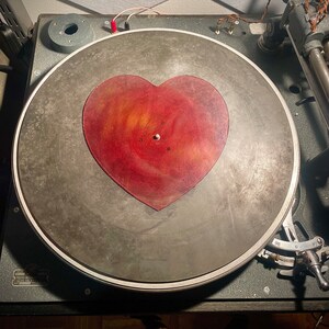 Custom Made Heart Shaped Record 7"/12" 33/45 Rpm - Your Music on A ...