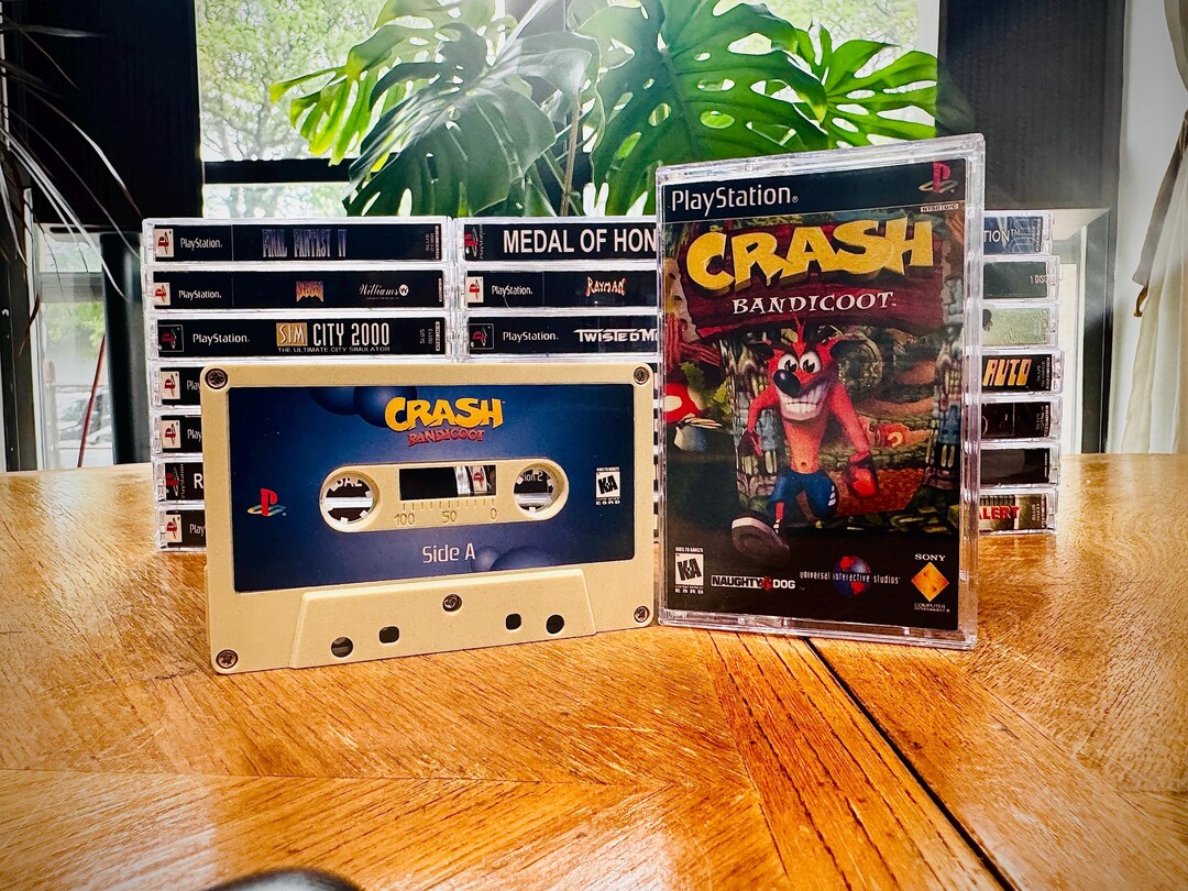 Crash Bandicoot PS1 Soundtrack Cassette Tape - Etsy