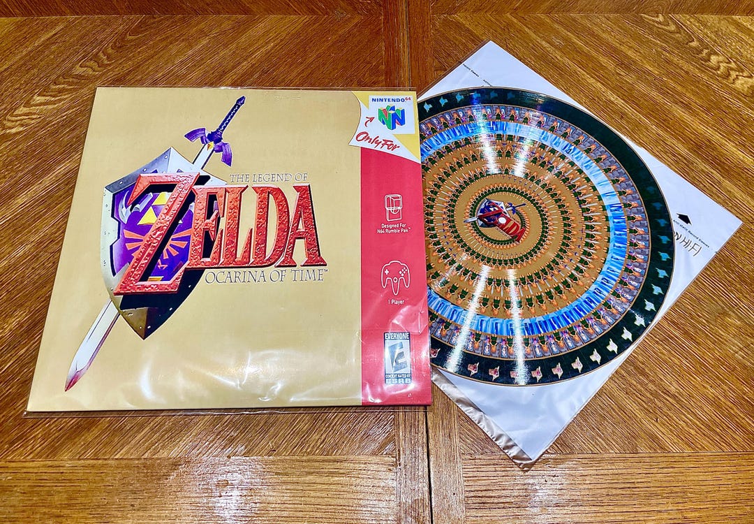 Zelda Ocarina of Time Nintendo N64 Soundtrack Zoetrope Vinyl Record - Etsy