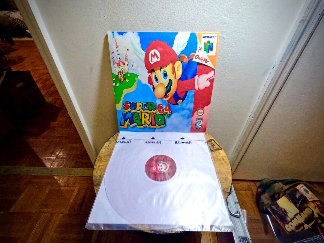 Super Mario 64 Nintendo N64 Soundtrack Vinyl Record - Etsy