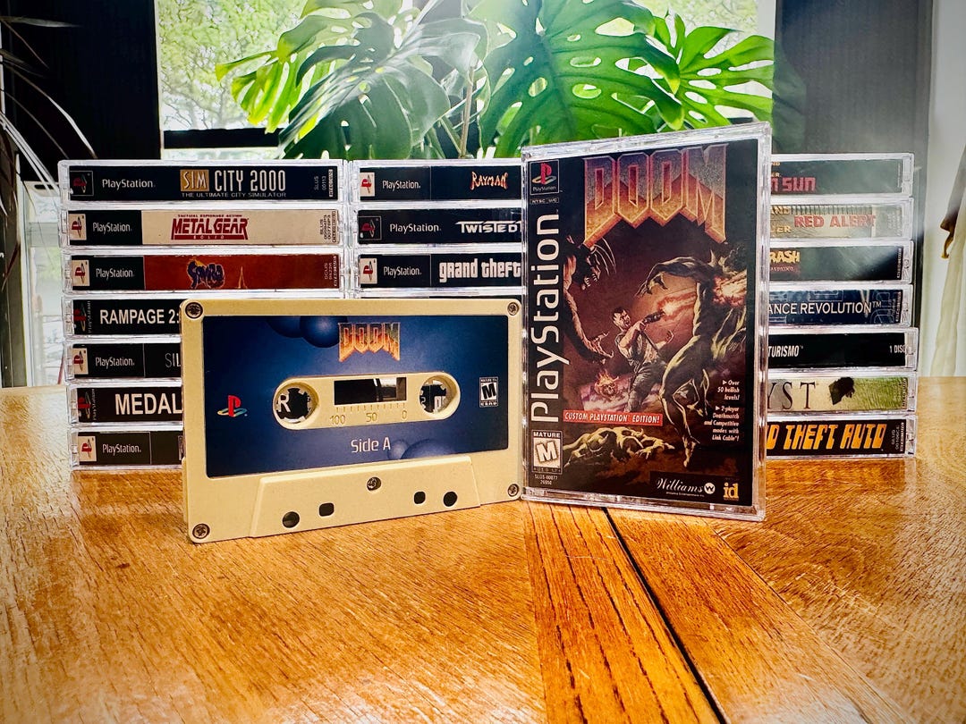 Doom PS1 Soundtrack Cassette Tape - Etsy