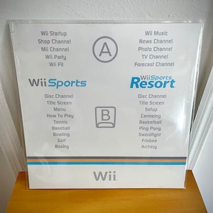 Wii Menu/wii Sports & Resort Nintendo Wii Soundtrack Vinyl Record - Etsy