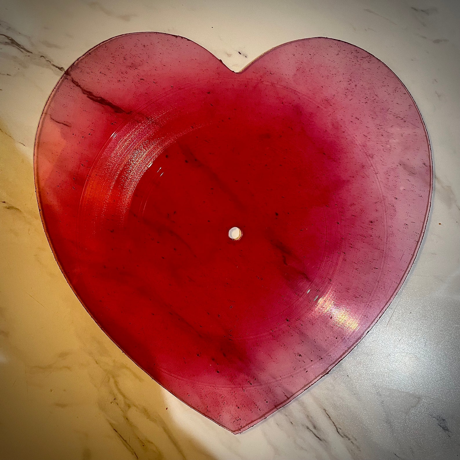 Custom Made Heart Shaped Record 7"/12" 33/45 Rpm - Your Music on A ...