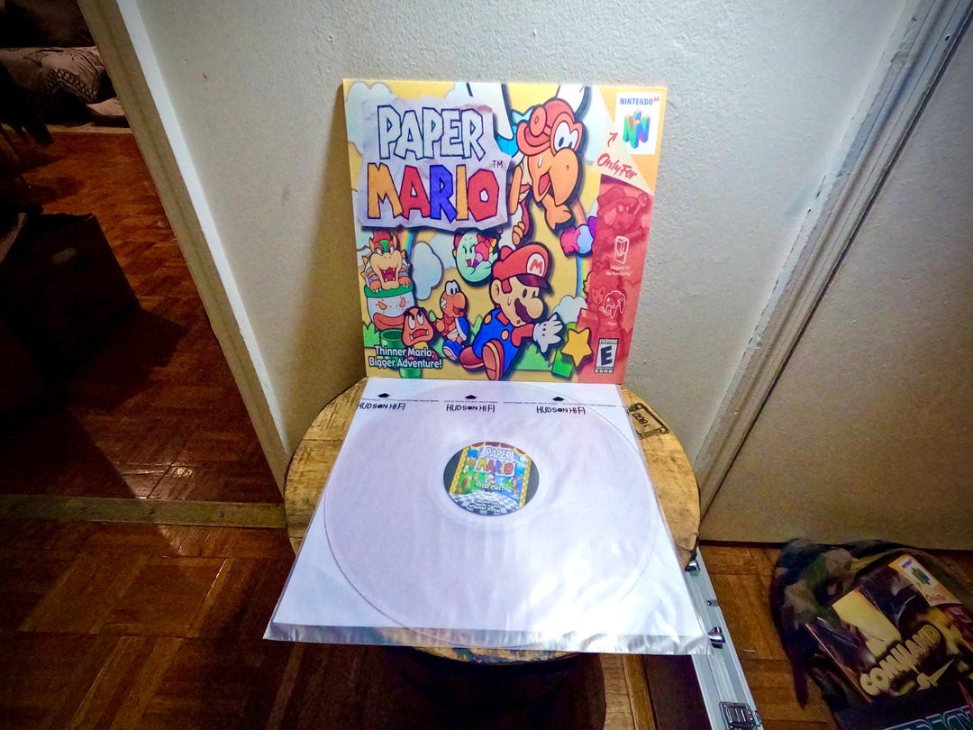 Paper Mario Nintendo N64 Soundtrack Vinyl Record - Etsy