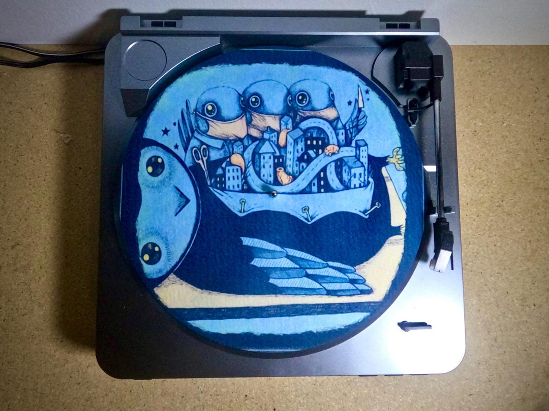 Custom Vinyl Record Player 12” Slipmat DJ Pad “my Morning Jacket - Z ...
