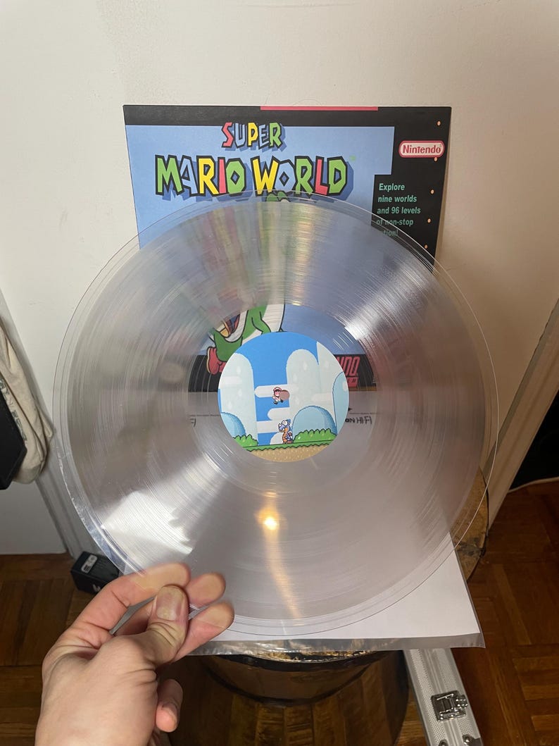 Super Mario World Nintendo Soundtrack Vinyl Record - Etsy