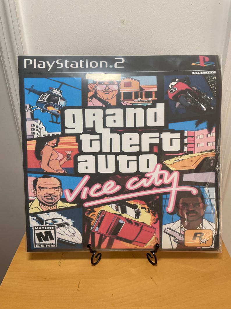 Grand Theft Auto Vice City Playstation PS2 Soundtrack Vinyl Record - Etsy