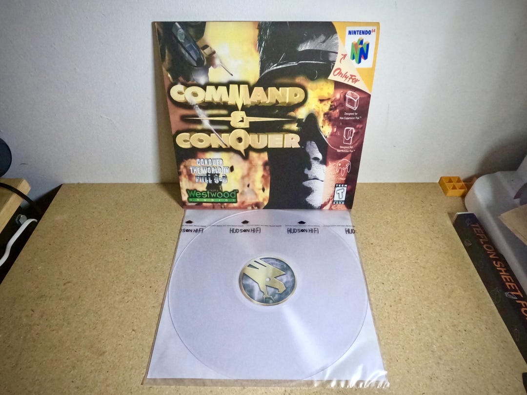 Command & Conquer Nintendo N64 Soundtrack Vinyl Record - Etsy