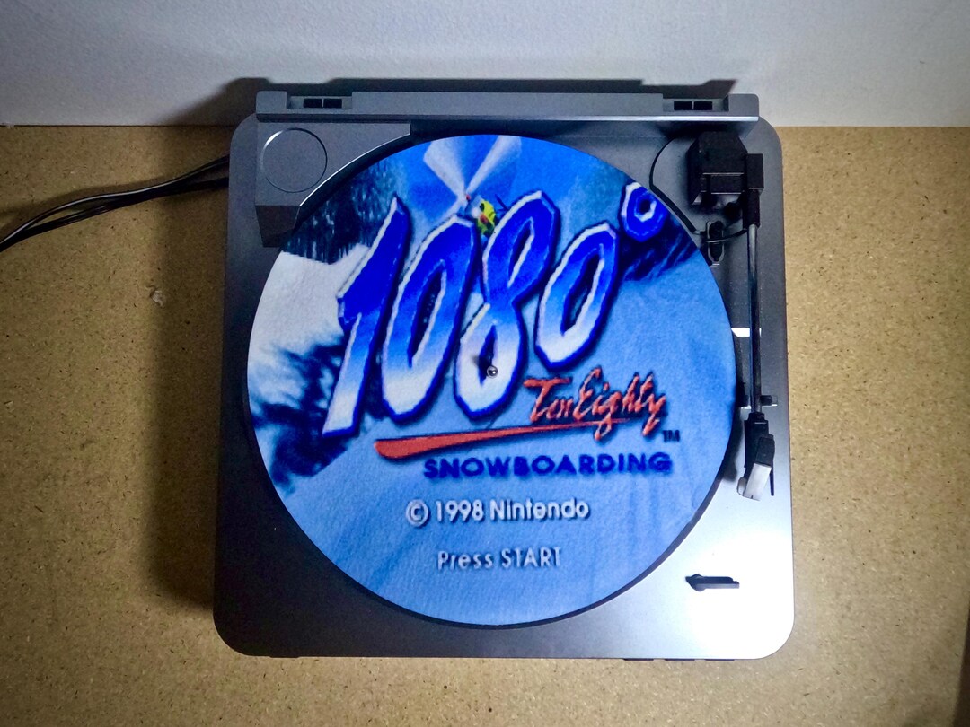 1080 Snowboarding Start Screen Vinyl Record Slipmat: 12” Felt DJ Pad - Etsy