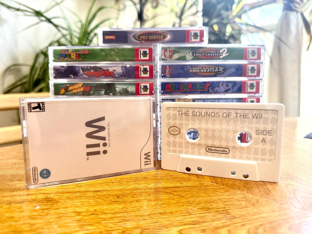 The Sounds of the Wii Nintendo Soundtrack Cassette Tape - Etsy