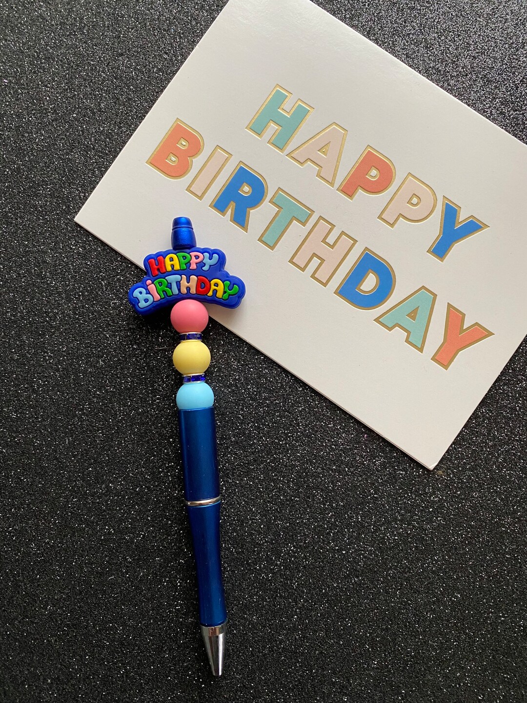 Happy Birthday Pen | Birthday Gift, Office Accessories - Etsy