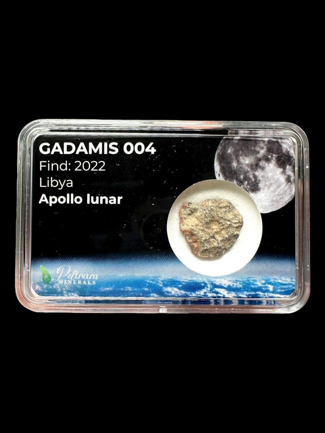 Lunar Meteorite Gadamis 004 – 1,1g – Libya - Etsy