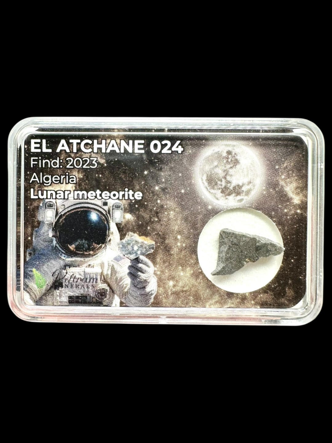 Lunar Meteorite El Atchane 024 – 0,3g – Algeria - Etsy