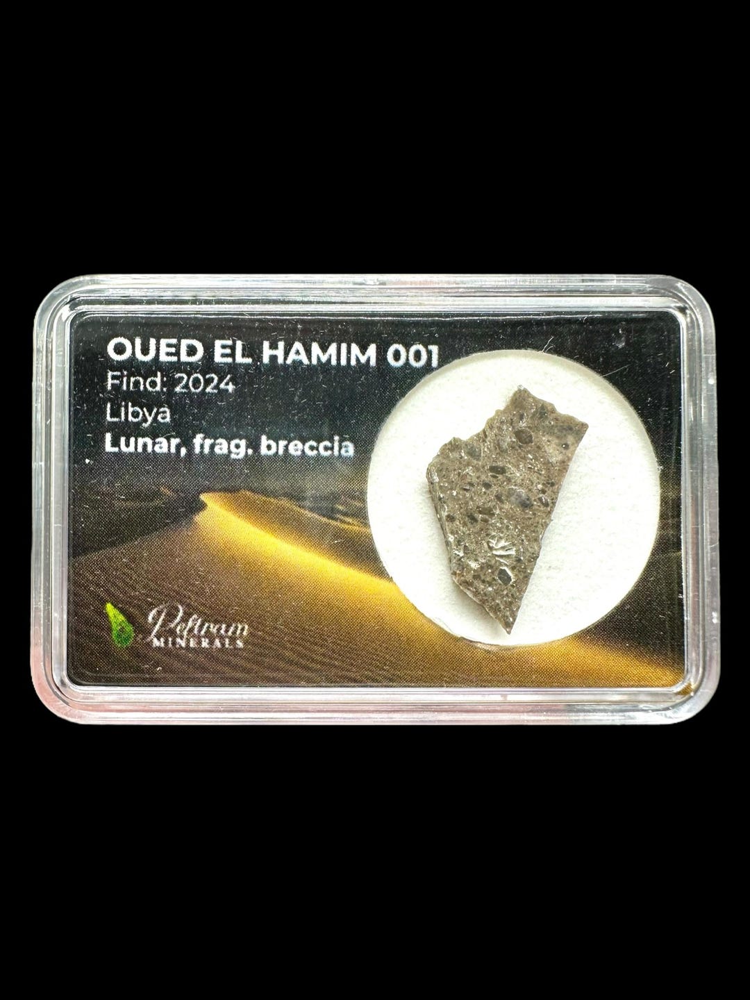 Lunar Meteorite Oued El Hamim 001 – 1,2g – Libya - Etsy