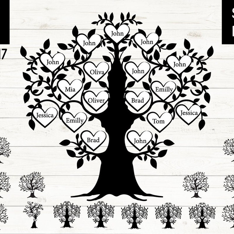 Family Tree Svg - Etsy
