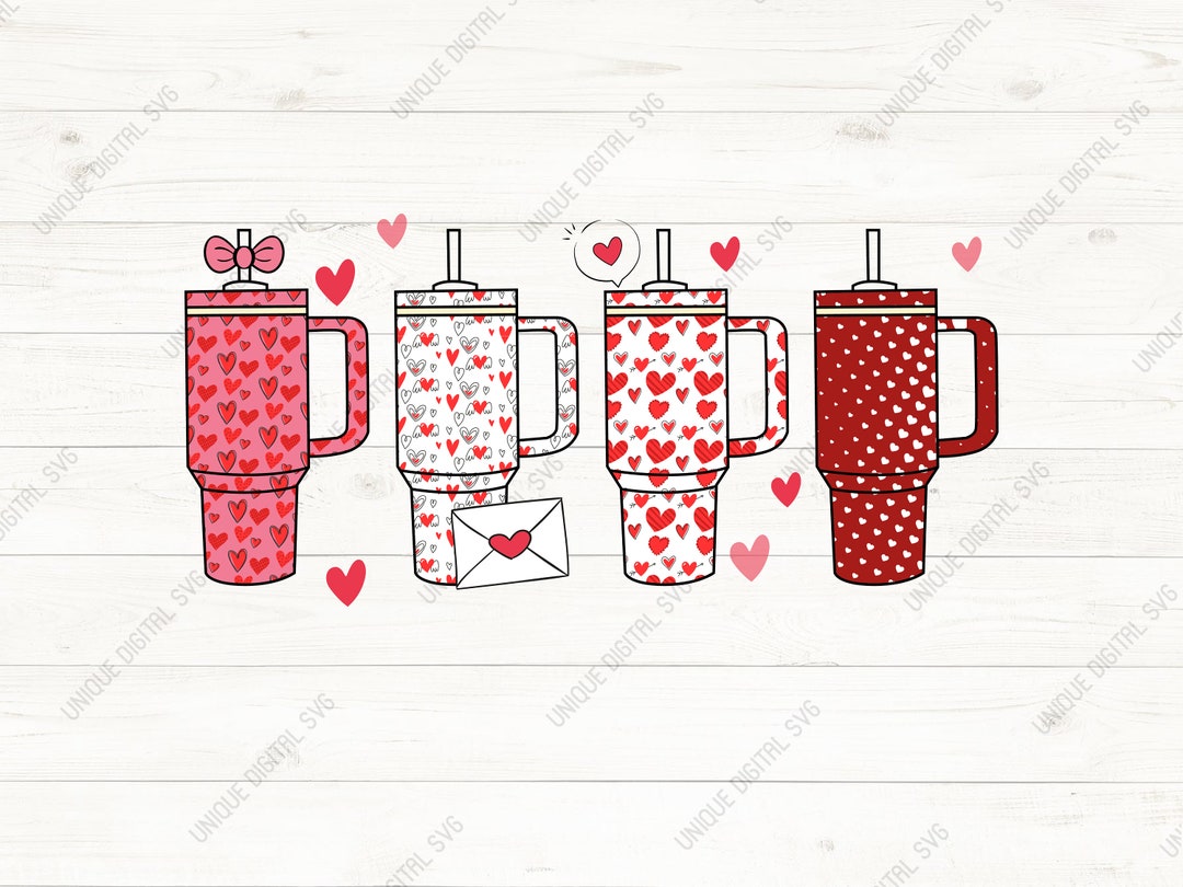 Valentine Stanley Cup Png, Obsessive Cup Disorder Valentine's Day Png ...