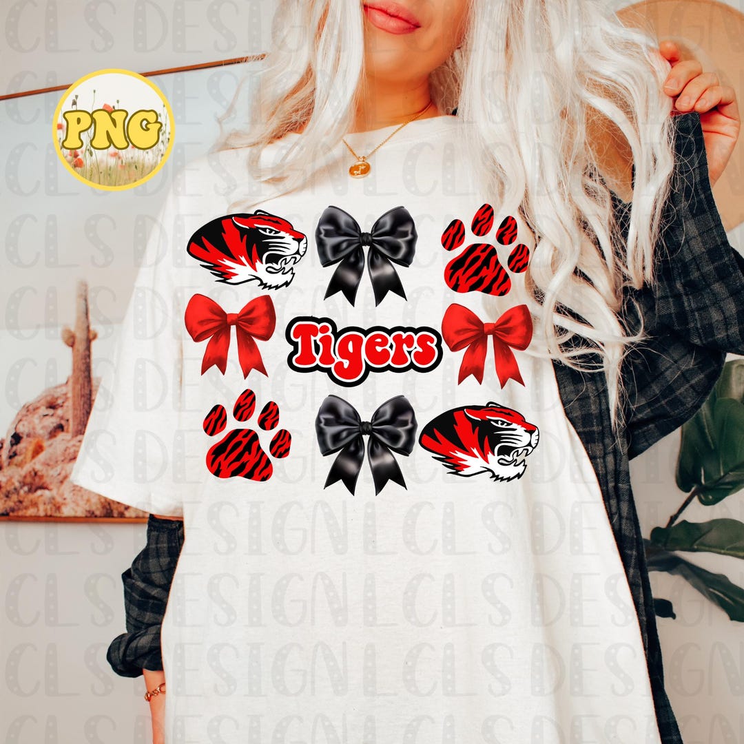 Custom Red Tigers Png Custom Tigers Sublimation Png Tiger Stripe ...