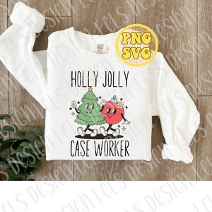 Case Worker Png, Case Worker Svg, Case Management Png, Retro Christmas ...