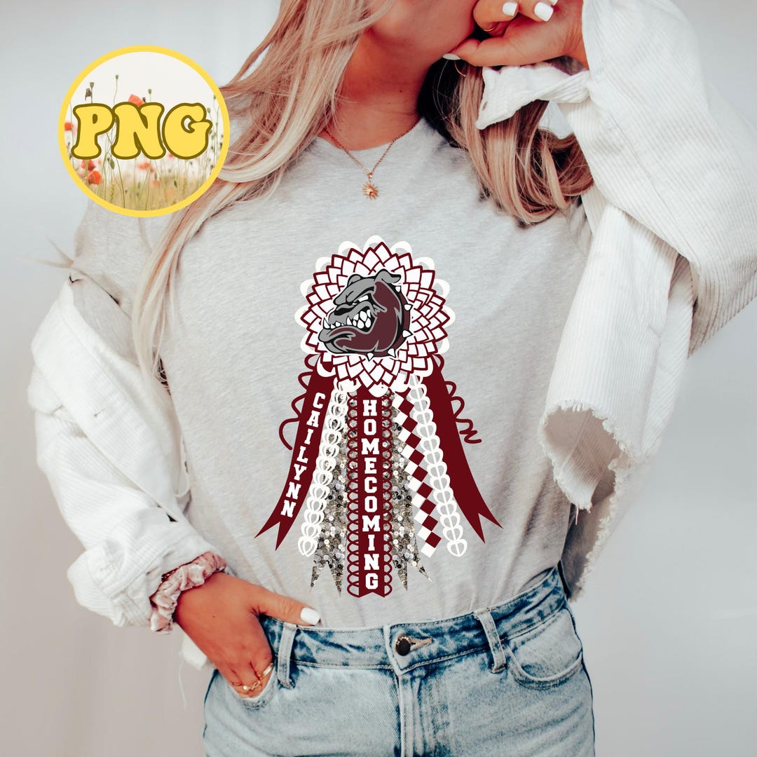 Homecoming Cailynn Png, Mum Ribbon Coquette Png, Homecoming Mum Png ...