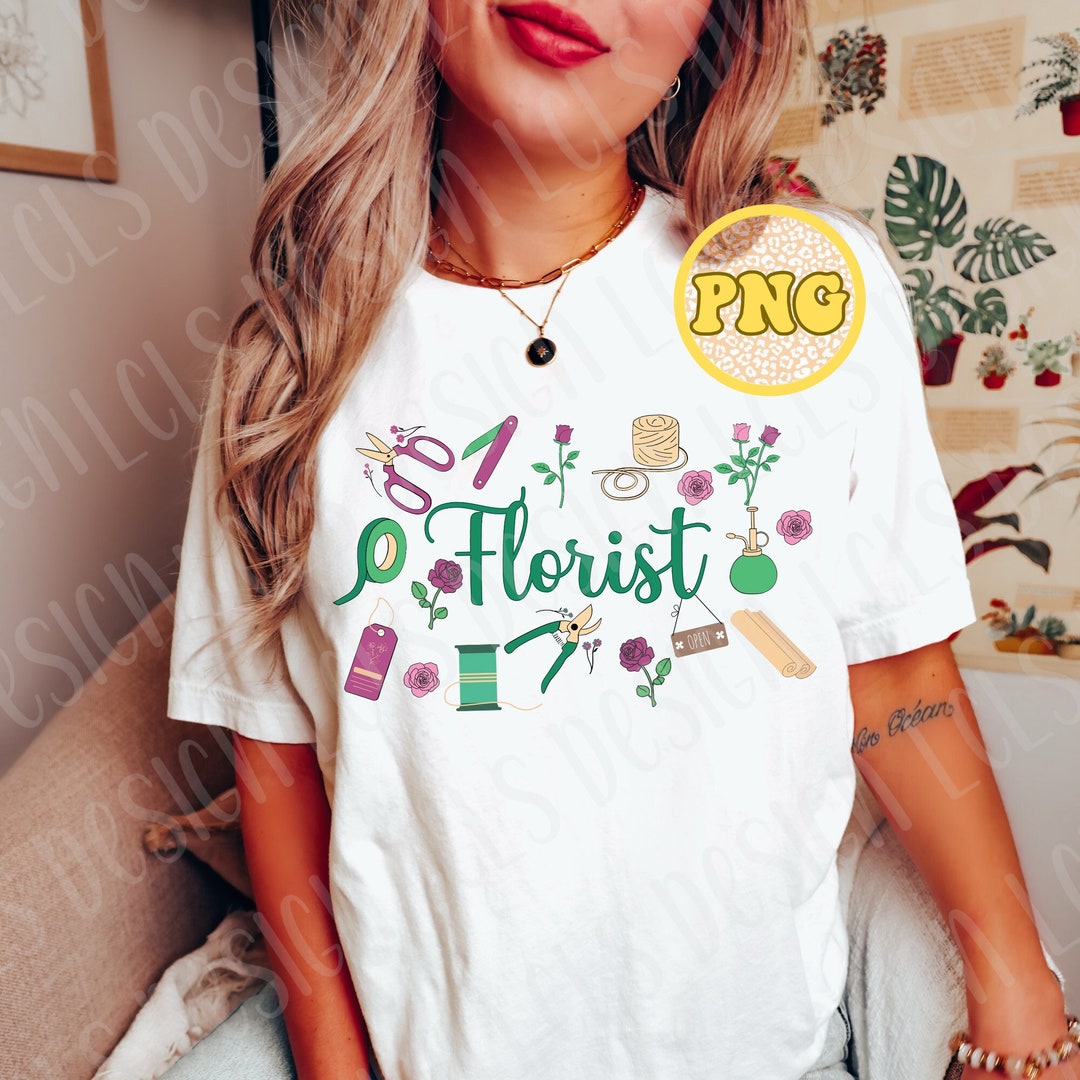 Florist Png, Roses Png, Floral Png Decal for Florist, Gardening Png ...