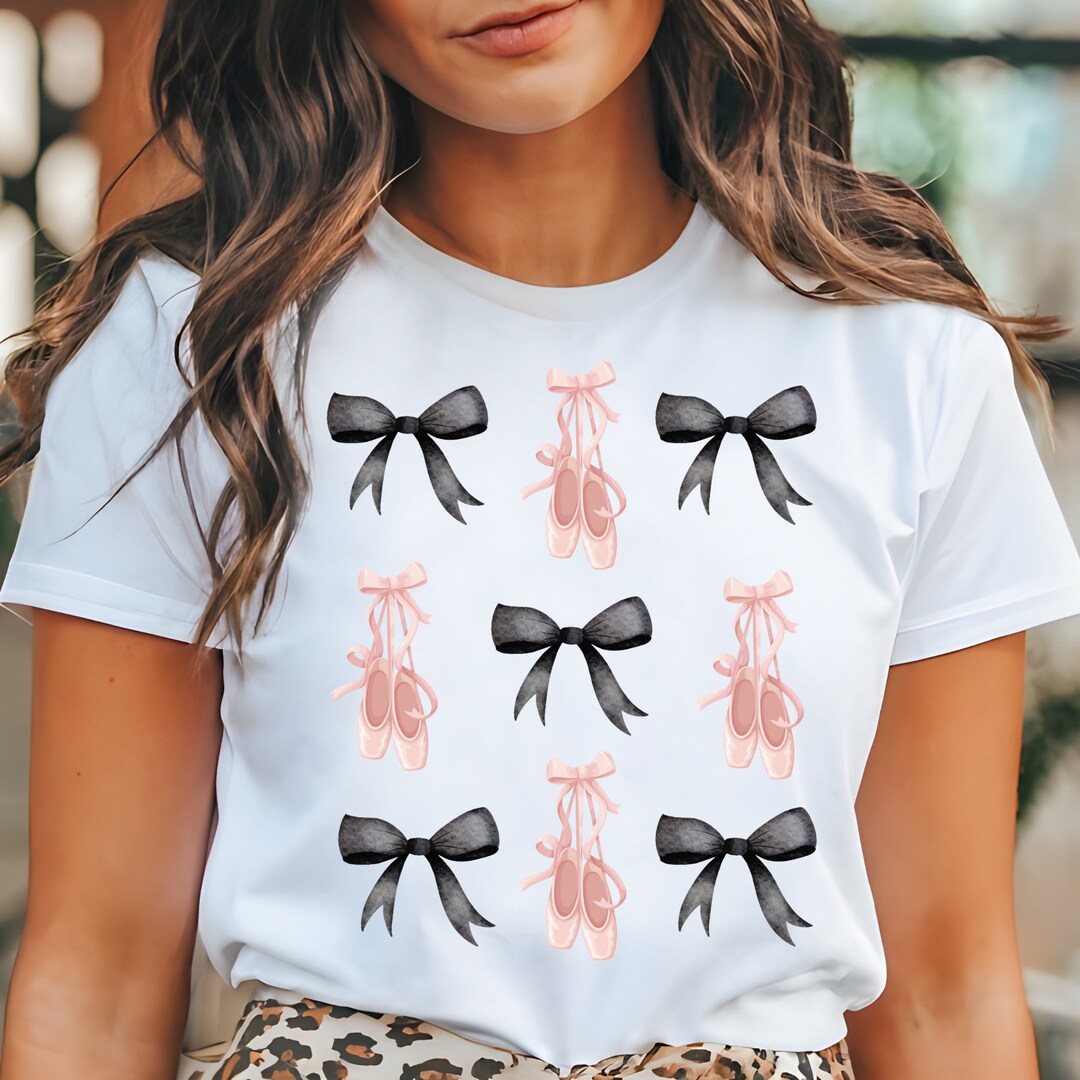 Coquette Design, Dance Shirt Sublimation, Ballet Png, Png Shirt Design ...