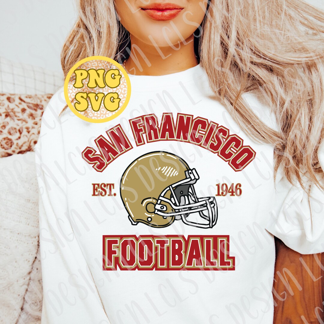 San Francisco Svg, San Francisco Png, San Francisco Decal, Football ...