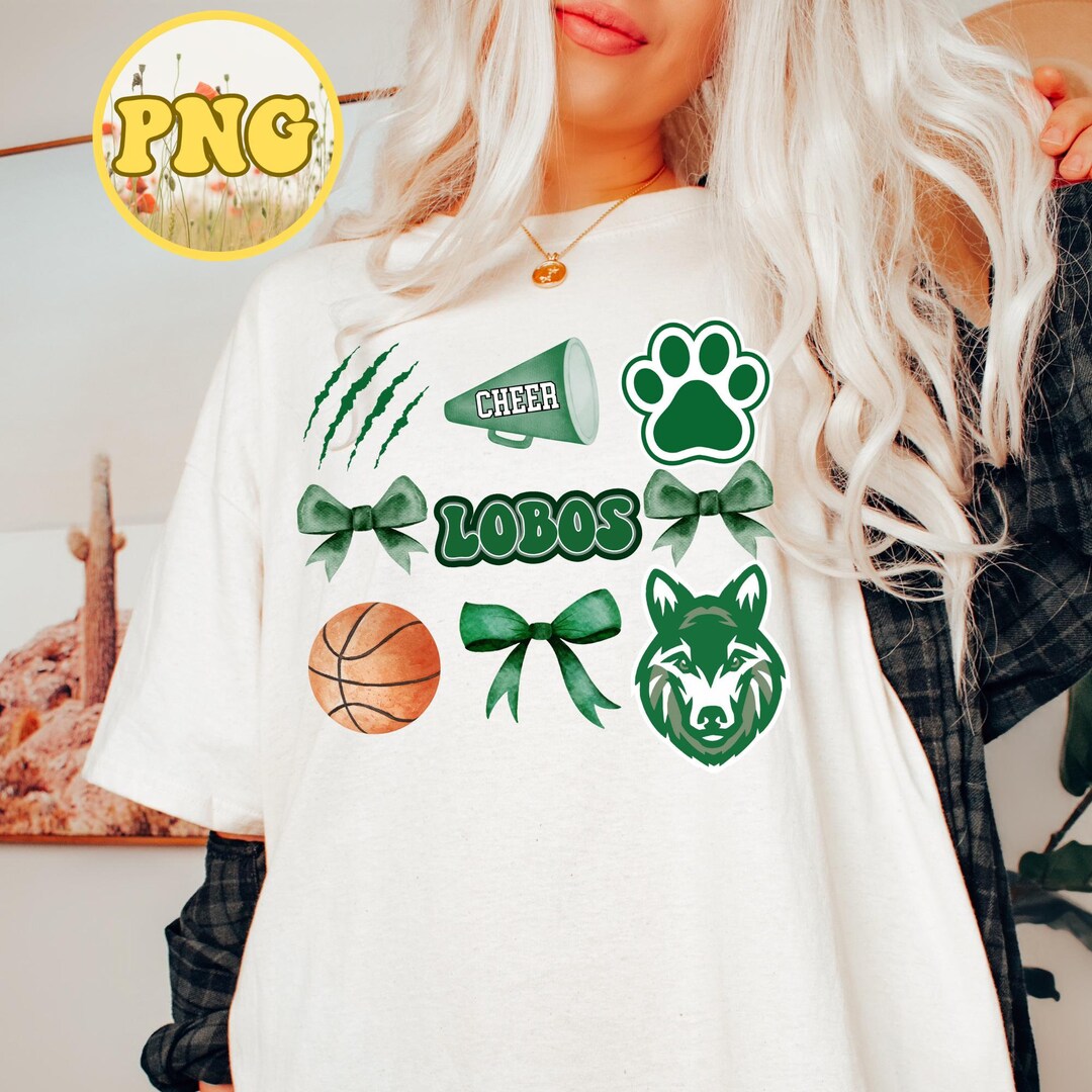 GREEN LOBOS Png, Custom LOBOS Png, Coquette Png, Coquette Bows Png ...