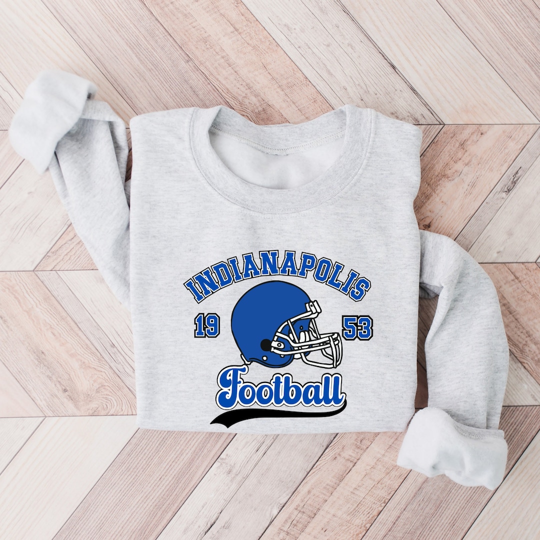 Indianapolis Football Football Season Sweatshirt Indiana - Etsy