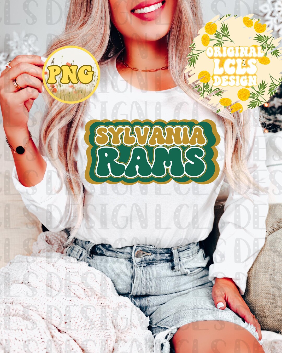 Custom Sylvania Png, Retro Text Png, Custom Text Png, Rams Sublimation ...