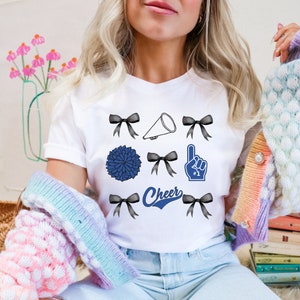 Custom Cheer Shirt, Custom Cheer Mom Tee, Cheerleader Gift for Her ...