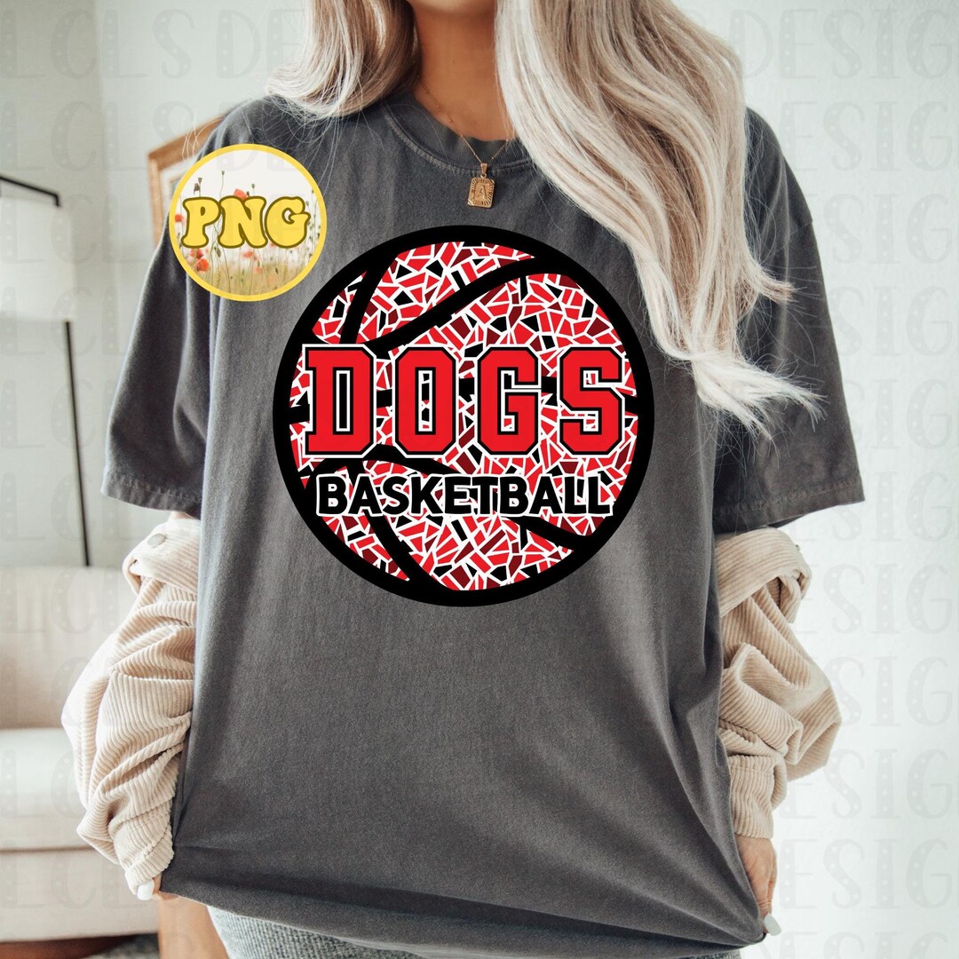 Dogs Basketball Png, Mosaic Basketball Png, Trendy Mosaic Design, Red ...