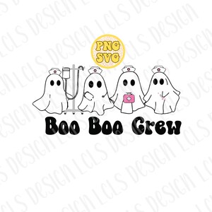 Boo Boo Crew Png, Boo Boo Crew Svg, Nurse Clipart File, Nurse Svg ...