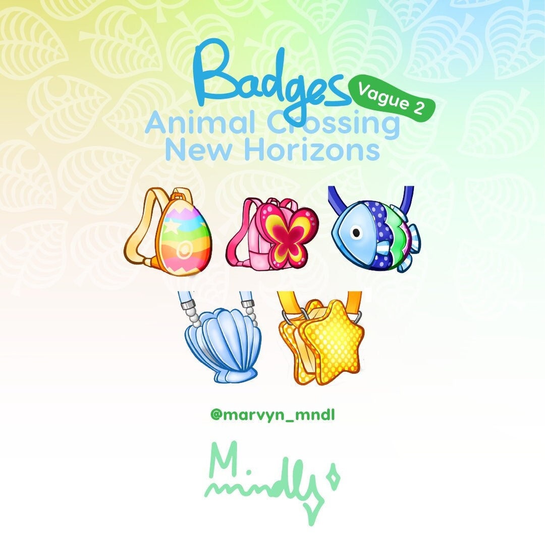 ACNH Iconic Bags Sub/bit Badges for Twitch wave 2 - Etsy
