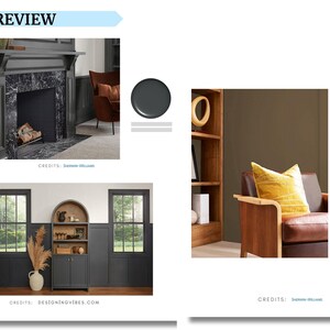 Sherwin Williams Iron Ore Color Palette, Interior Design Color Scheme ...