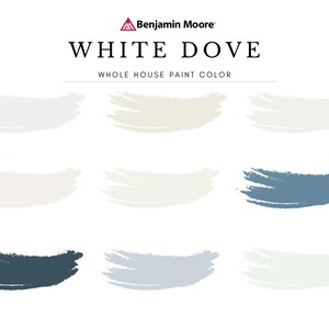 Paleta de colores Benjamin Moore 2024, paleta de colores WHITE DOVE ...