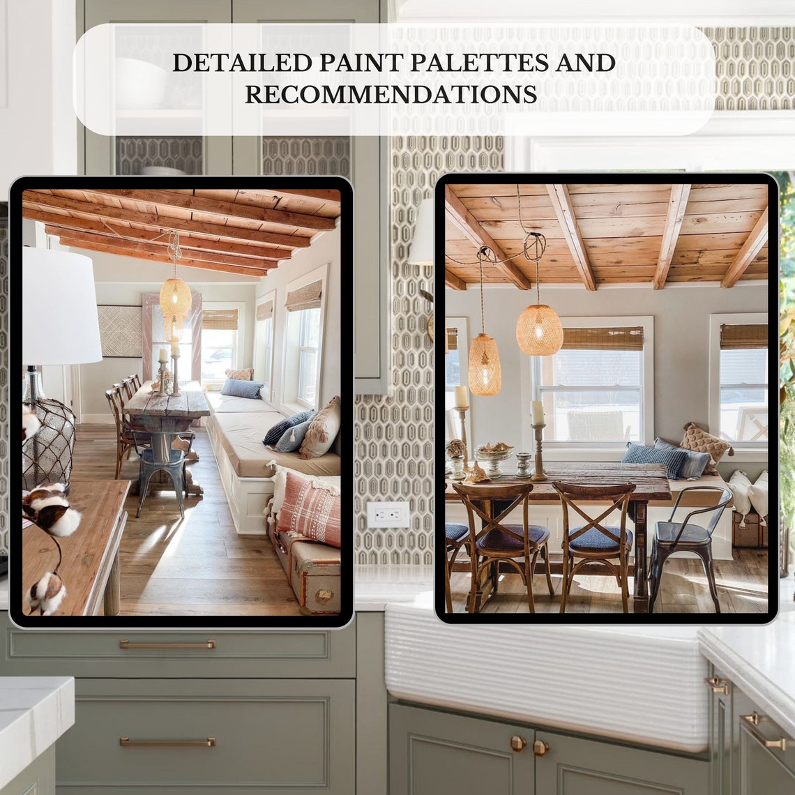 Benjamin Moore Calm Gray Color Palette: Whole House Paint Scheme ...