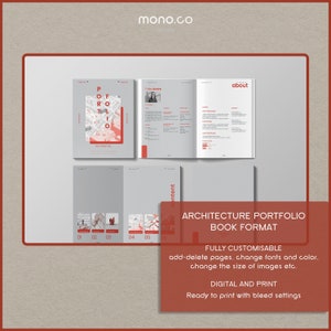 Minimalist Design Portfolio Template Bundled With CV Cover Letter A3 ...