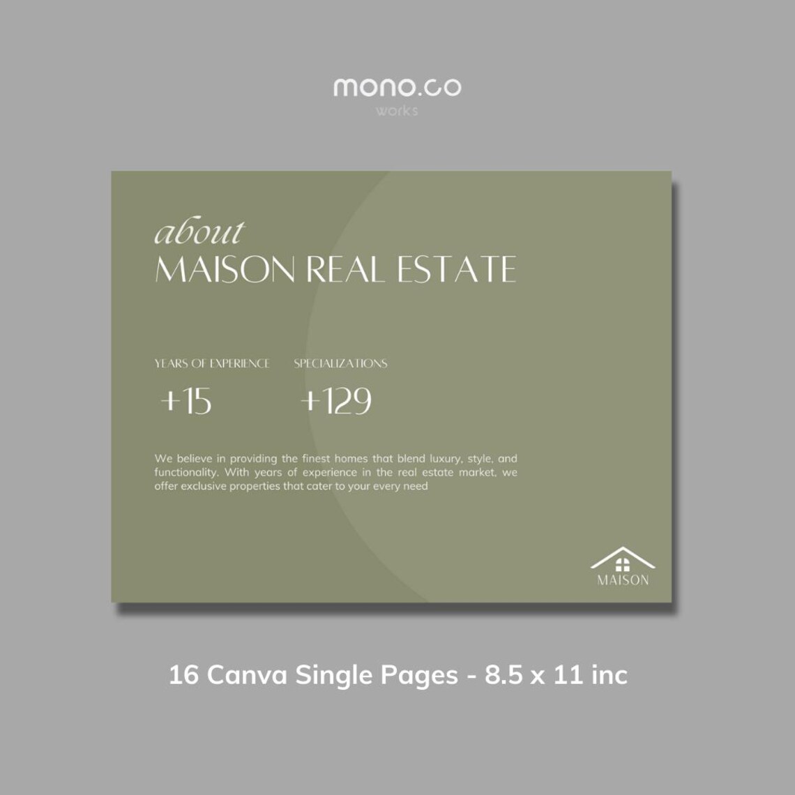 Luxury Real Estate Digital Catalog Template | Editable Property ...