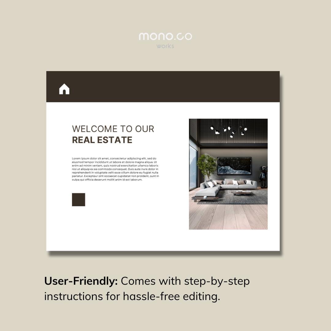 Luxury Property Brochure Template | Real Estate Marketing | Editable ...