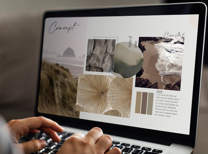 Interior Design Moodboard Architecture Portfolio Client - Etsy Canada