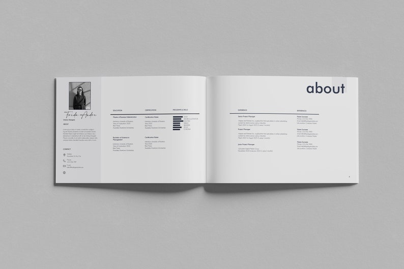 Interior Design Portfolio Template Architecture Student - Etsy Canada