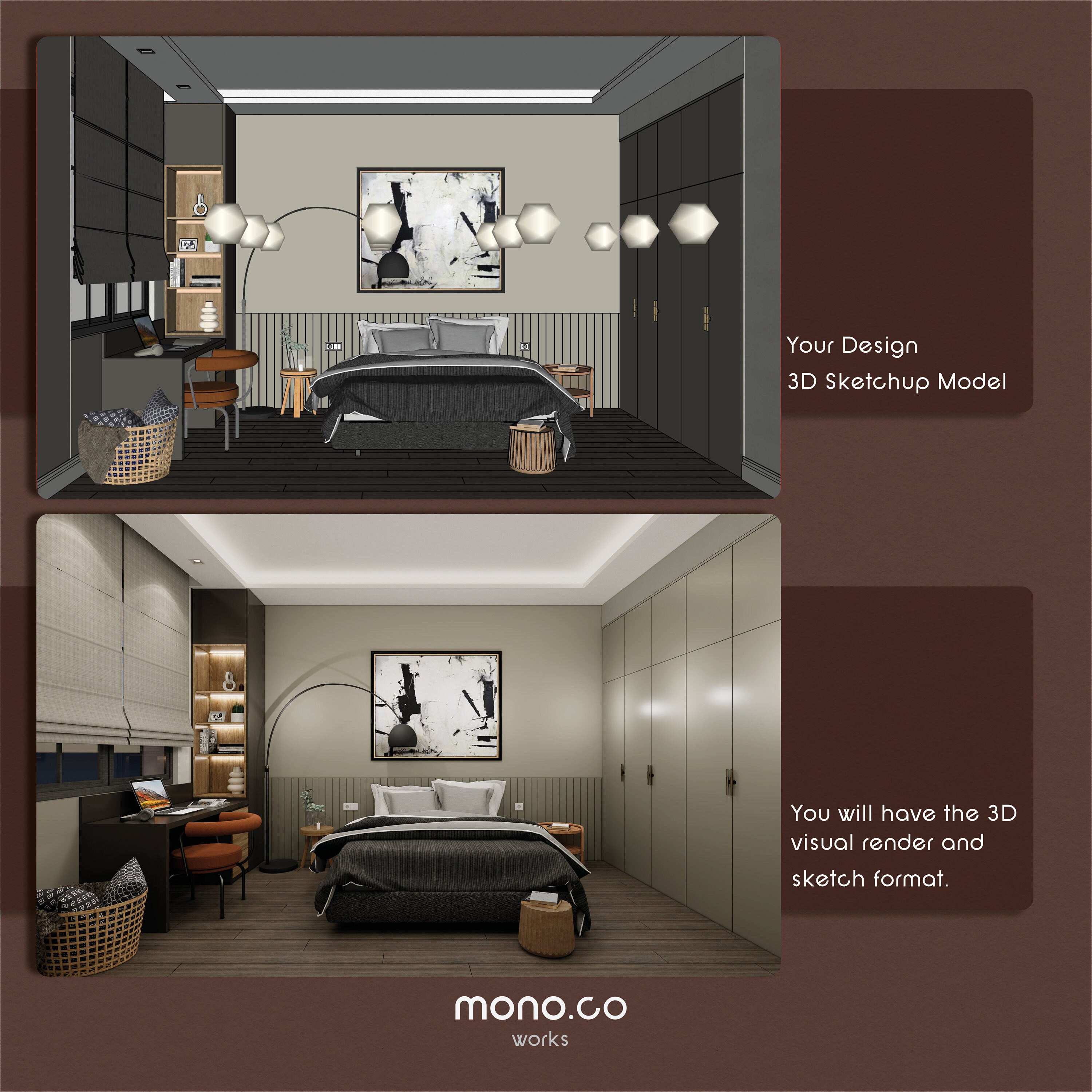 3D Modeling Rendering Design Space Visualization Project Service - 1 ...